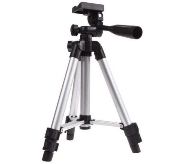 Camera Mobile Tripod DK3888 Tripod (Silver, Black, Supports Up to 2 kg ...