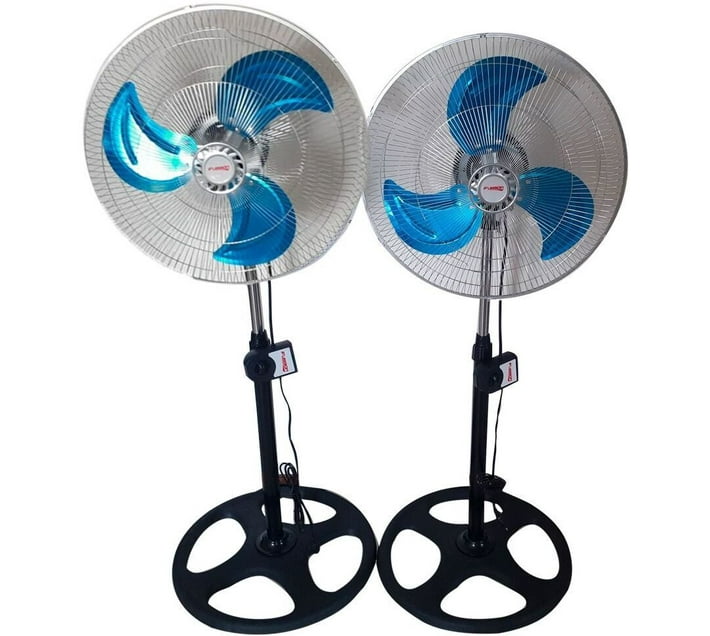 condere sh2 A+++ 1220 mm 3 Blade Tower Fan (Black and blue, Pack of 2 ...