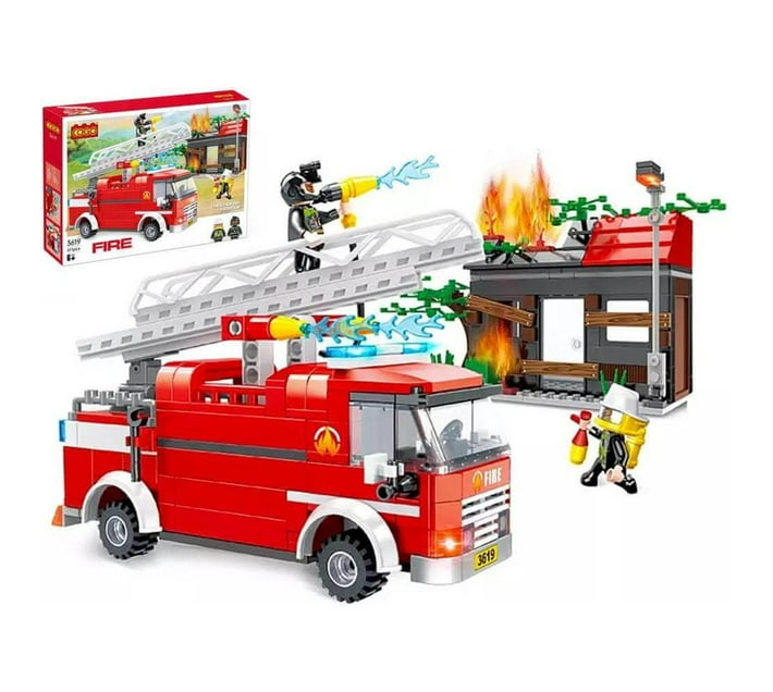Someone’s in a Makro Sluban m38-b0625 fire aerial ladder, multi-colors Mood