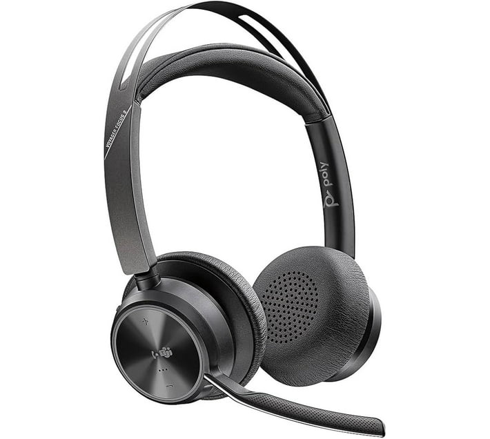 Hp 76U46AA VOYAGER FOCUS 2 USB-A HEADSET Wired Headset (Over the Ear ...