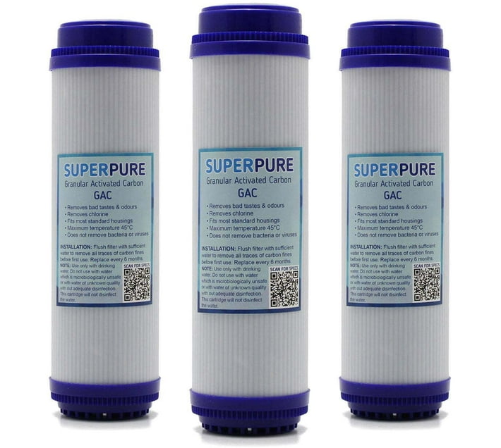 SUPER PURE 10 Inch Carbon Filter Cartridge (5 microns, Pack of 1) | Makro