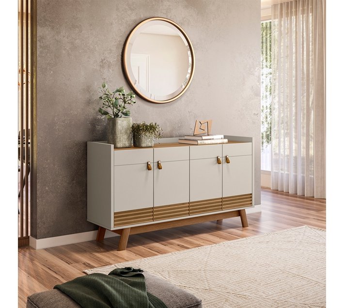 Designer Concepts Almond/Off White Metal Corner Table (Finish Colour ...