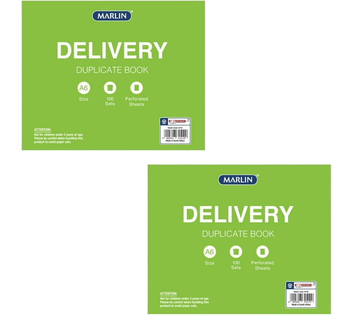 Marlin Duplicate Books A6 Duplicate Books Delivery (Green) | Makro