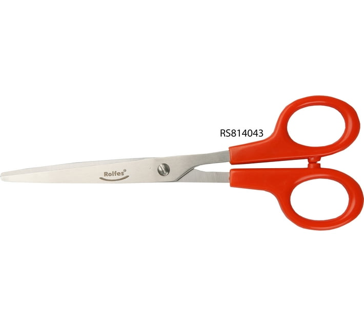 Rolfes Scissors, Saturn Range – 17cm Scissors (Red, Silver) | Makro