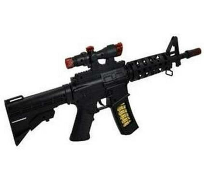 Generic Machine Gun Toy Super Combat Mission Guns & Darts (Black) | Makro