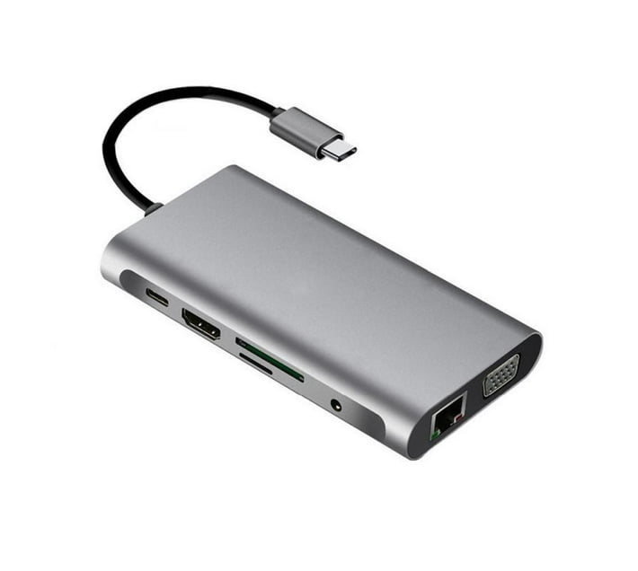 Someone’s in a Makro TUFF-LUV 10 in 1 Type C Type-C Docking Station ...