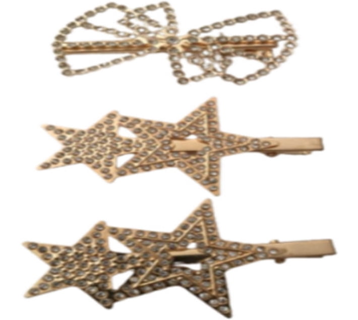 LONDZ Gold Hair Clip Set Hair Clip (Gold) | Makro