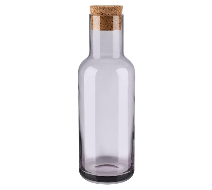 Someone’s in a Makro Blomus Glass Water Carafe Tinted in Brown-Rose ...