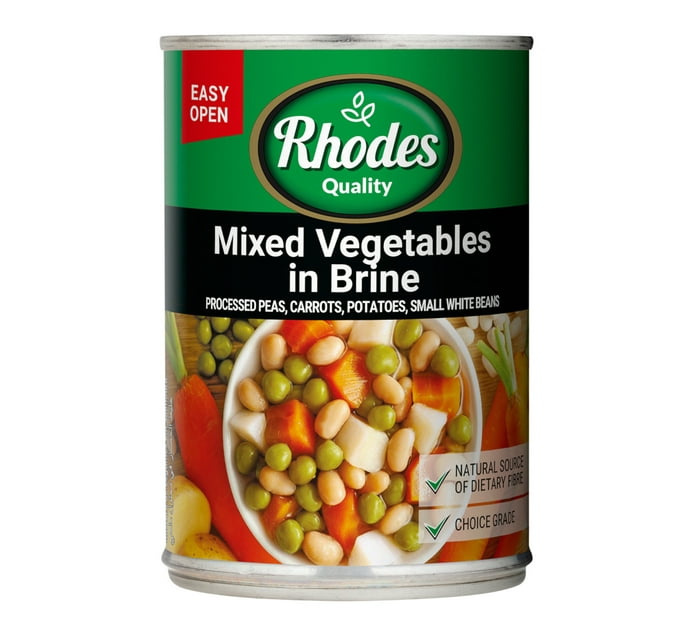 Buy Rhodes Mixed Vegetable In Brine (12 x 410g) in Bulk | Makro Business