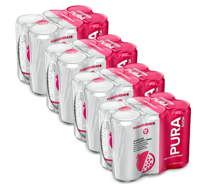 Someones In A Makro Pura Soda Pomegranate 24 X 300ml Mood