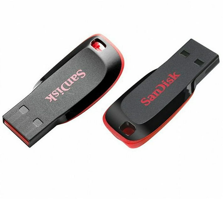 Buy SanDisk SanDisk Cruzer Blade USB Flash Drive 64 GB (Silver, Type A ...