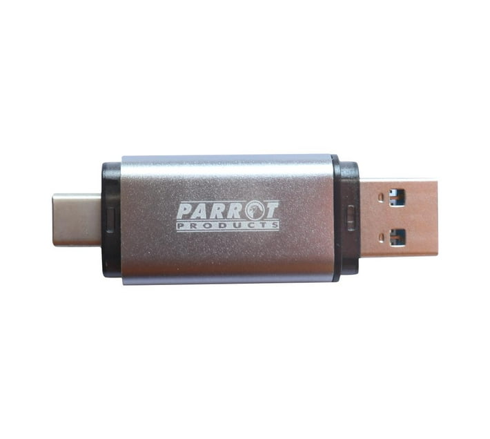Someone’s in a Makro Parrot External USB Storage Type A + USB C 64GB Mood