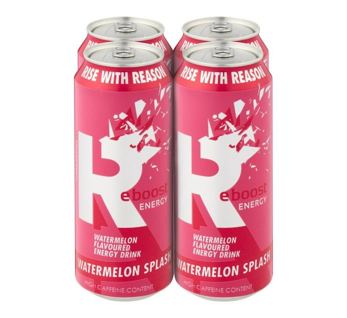 Reboost Energy Drink Watermelon (4 x 500ml) | Makro