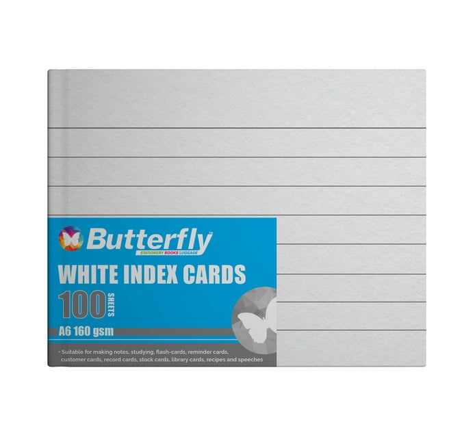 Butterfly A6 Index Cards (100 Sheet) | Makro