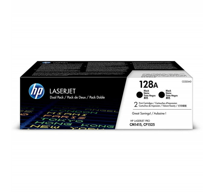 Someone’s in a Makro HP 128A 2-pack Black Original LaserJet Toner ...
