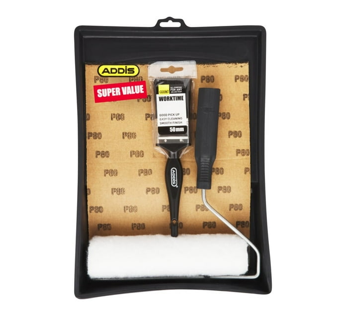 Addis WORKTIME PAINT ROLLER TRAY COMBO SET | Makro