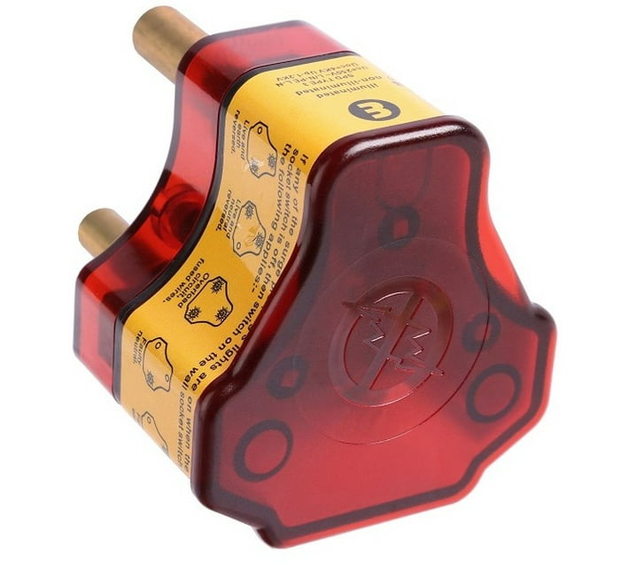 ellies FBWP Three Pin Plug (Red) | Makro