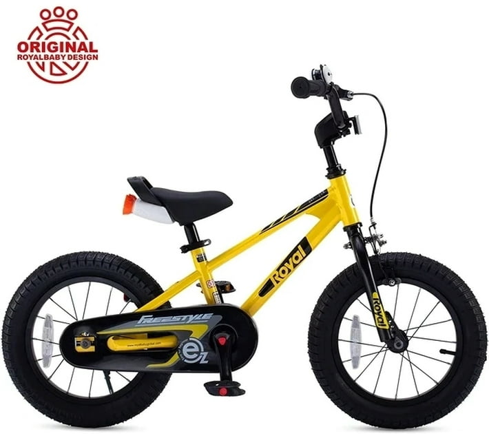 ROYALBABY 16 INCH EZ 2 IN 1 BIKE 16 inch (Single Speed, Yellow) | Makro