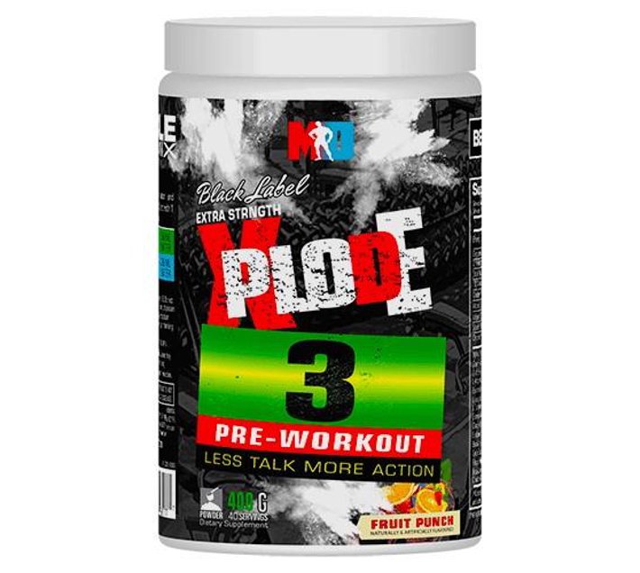 Someone’s in a Makro Pre-Workout Xplod3 Grape 400g Mood