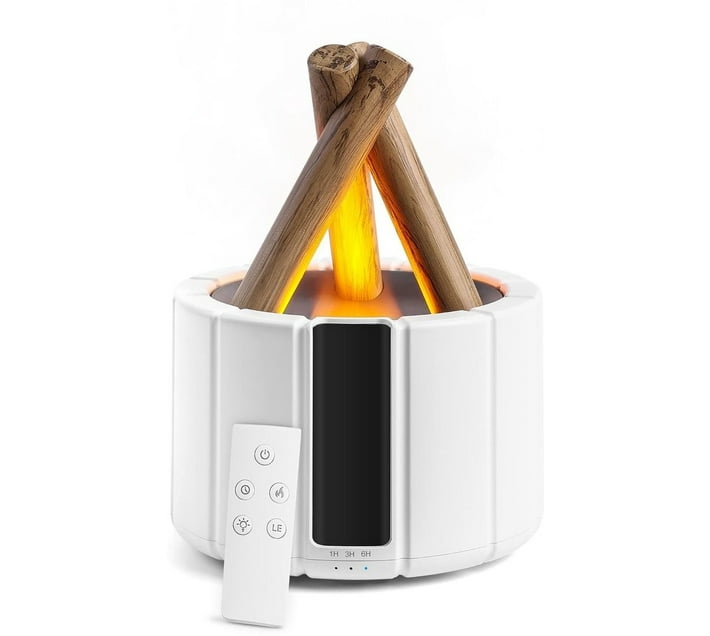 P4D Room Humidifier with Remote Control Aroma Oil Diffuser Bonfire Air Humidifier Humidifier Makro