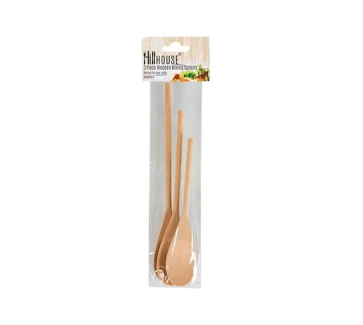 Someone’s in a Makro Mixing Spoon Set Wooden - 25cm. 30cm. 35cm Mood