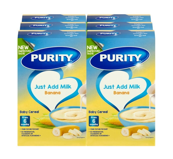 Buy Purity 2nd Foods Banana (6 x 450g) in Bulk | Makro Business
