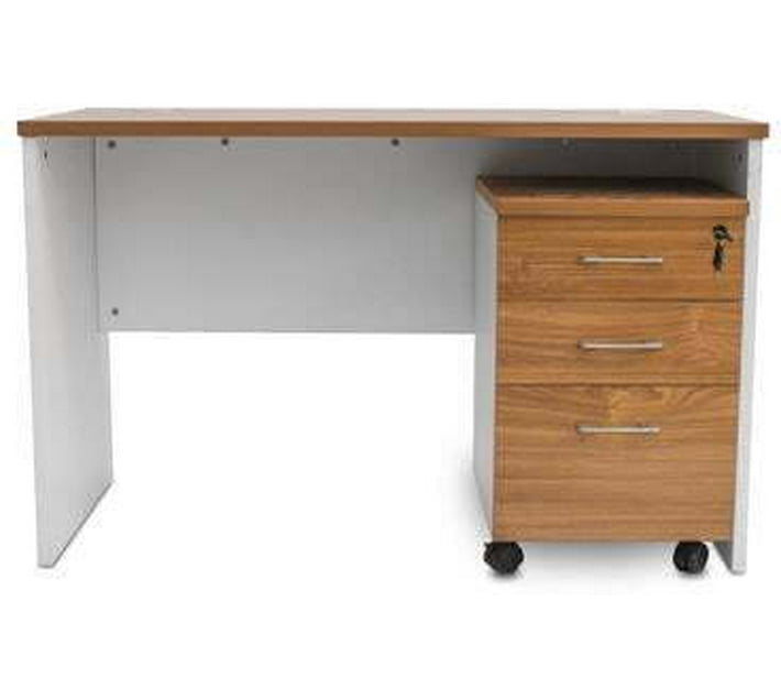 GOF Furniture NA Solid Wood Office Table (Free Standing, Finish Colour ...