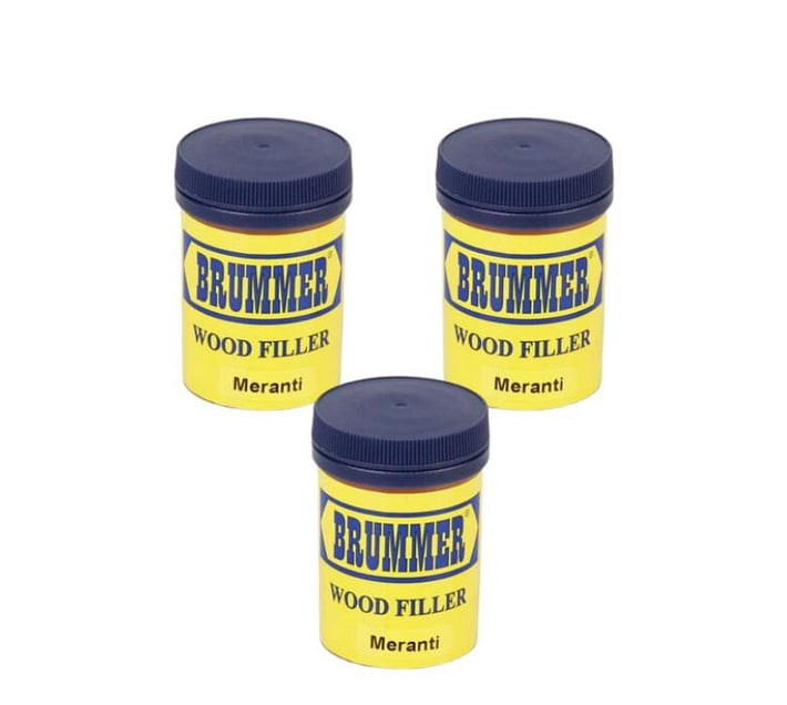 Someone’s in a Makro Brummer wood-filler 250g meranti 3 Tubs Mood