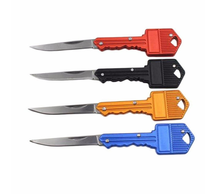 Someone’s in a Makro Camping Key Ring Folding Blade Knife 4 set Mood