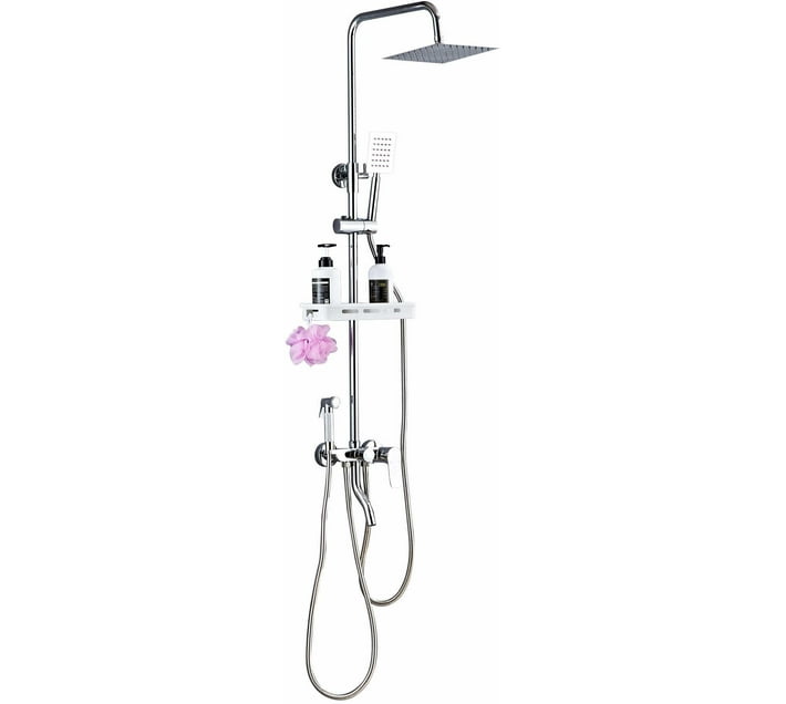 IFEEL 1816 Chrome Set A complete all in one shower system (Chrome) | Makro