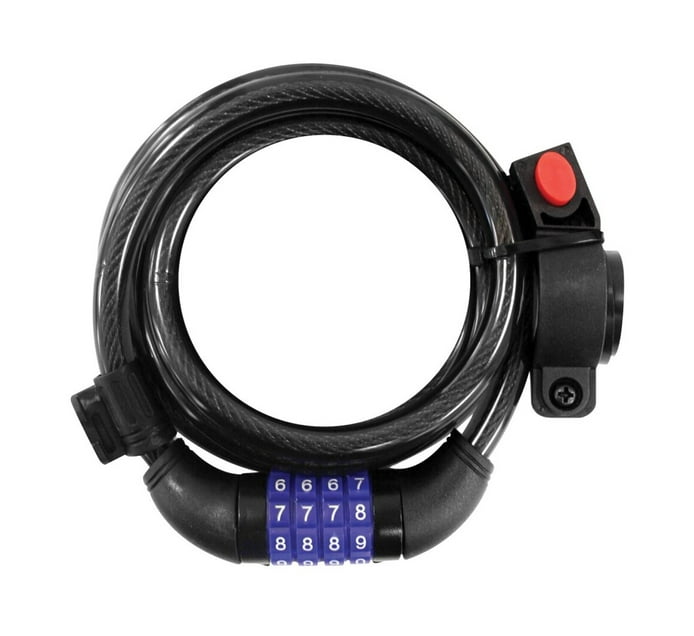Raleigh 4-Digit Combination Resettable Cable Lock | Makro