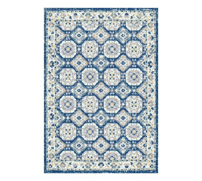 Someone’s in a Makro Zenith Rug - Damask Navy 120x170 Mood