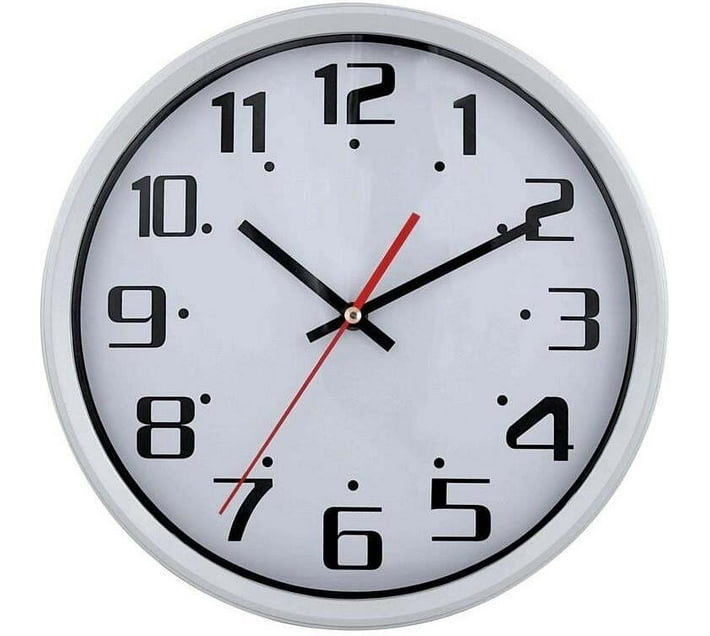 Marco Analog 30 cm X 30 cm Wall Clock (White, With Glass, DIY Clocks ...