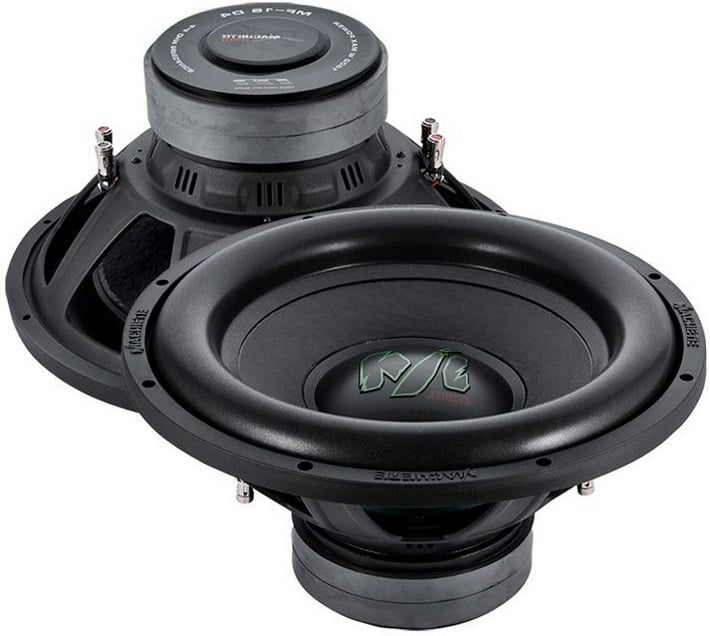 Deaf Bonce MF-15RD2 Subwoofer Rear Deck Mounted Round Car Speaker (2400 ...