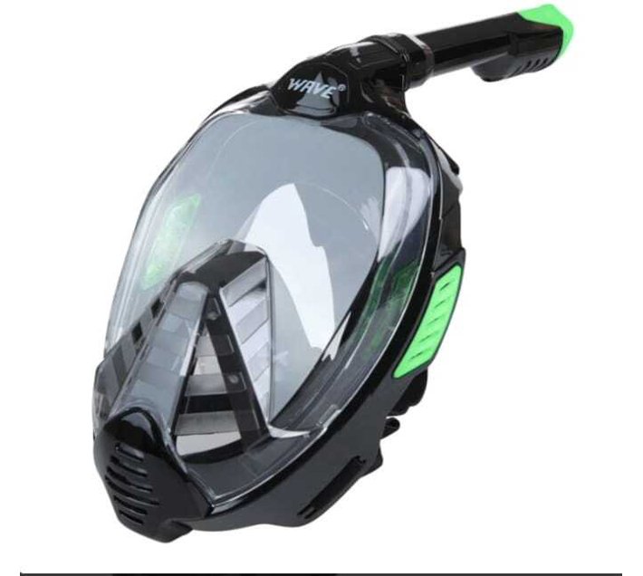Wave NA Polymer Silicone Colour Lens Diving Mask With Purge (Free Size ...