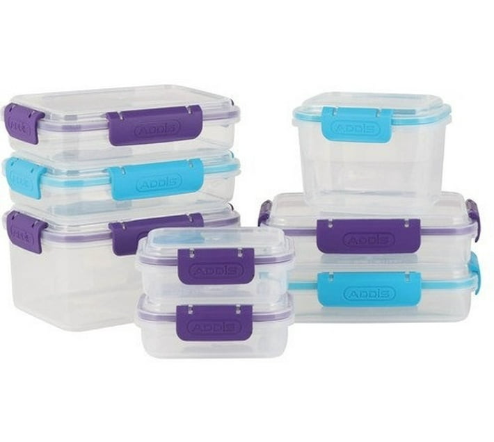 Addis Plastic Utility Container - 220 ml (Pack of 8, Multicolor) | Makro