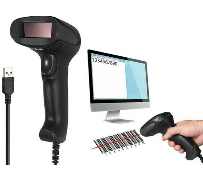 Buy Andowl Barcode scanner with USB cable Q-A202 ZAR64 Laser Barcode ...