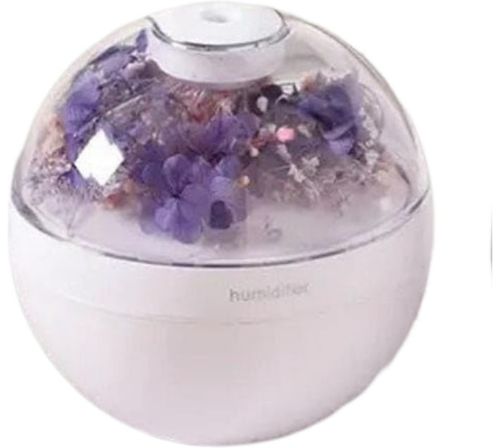 Generic USB Mini Aroma Diffuser Eternal Flower Aromatherapy Essential Oil Air Humidifier ...