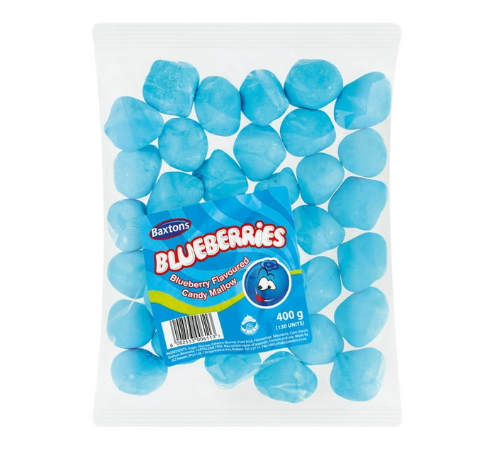Someone’s in a Makro Baxtons Candy Mallow Blueberries (20 x 400g) Mood