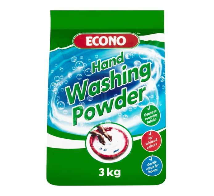 Buy Econo Hand Washing Powder Gentle 3kg in Bulk | Makro Business