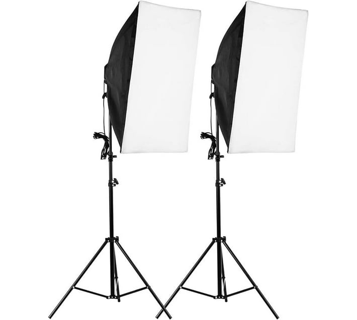 PressPlay Tech 2 Single Socket Softbox Studio Lighting Kit ...