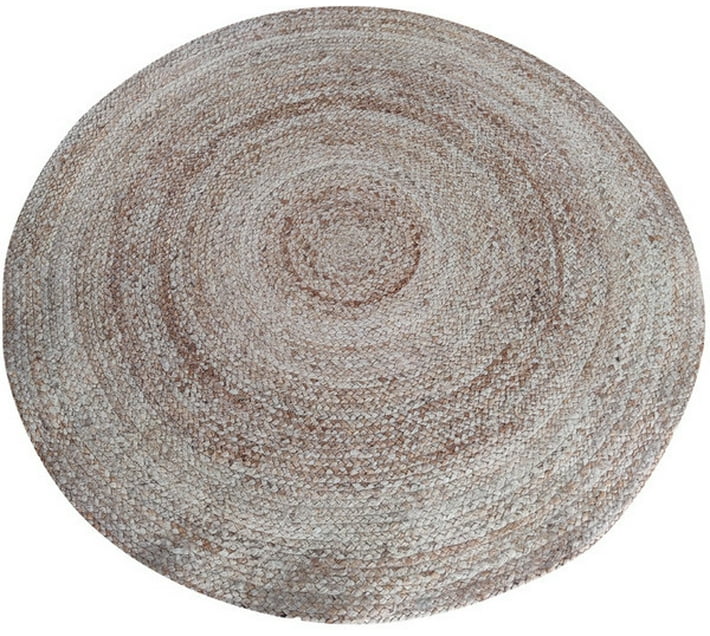 Jute Round Rug NATURAL natural Jute Area Rug (65 cm, X 120 cm, Circle ...