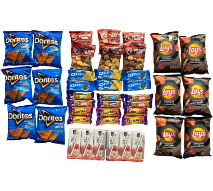 Buy DORITOS 48 Lunch Box Snack Hamper Chips (1 x 4 kg) in Bulk | Makro ...