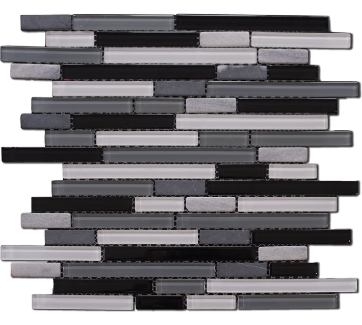 Earthstone 37-MOS-VART-BWG Glossy Modern (Decorative Tile) | Makro