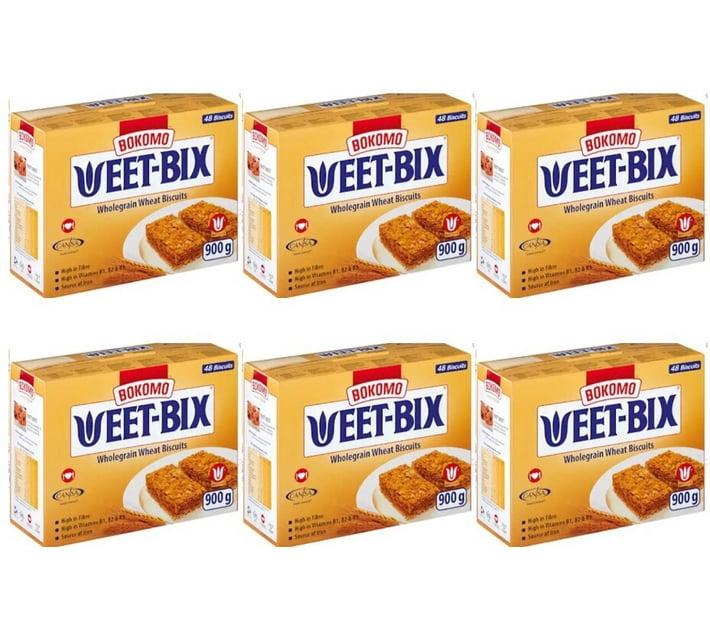 Buy Bokomo Weet-Bix Family (6-Pack x 48 Biscuits) Box (900 g) in Bulk ...