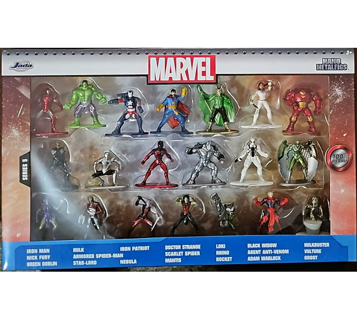 Jada toys Marvel Universe Nano 20 piece figurine set (White) | Makro