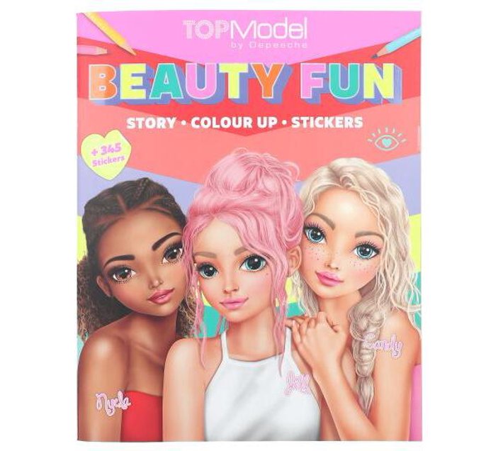 Top Model Depesche Topmodel Colouring Book Beauty Fun (345 x stickers ...