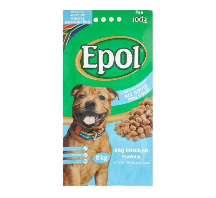 Buy Epol BBQ Chicken Flavour Dry Dog Food 8kg in Bulk | Makro Business