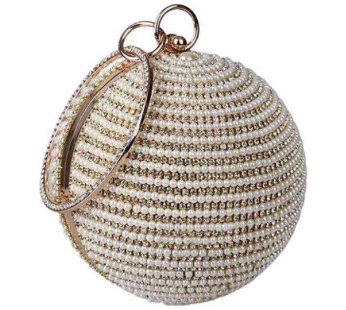 presh Metallic Box Clutch for Formal Occasion (Pack of 1, Gold) | Makro