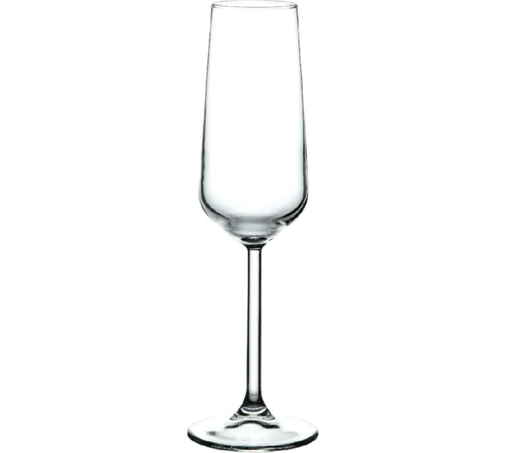 Crockery Centre (Pack of 6) 440079 Champagne Glass Set (195 ml, Glass ...